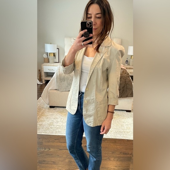 Vintage | Jackets & Coats | Vintage Early 8s Banana Republic Cotton ...